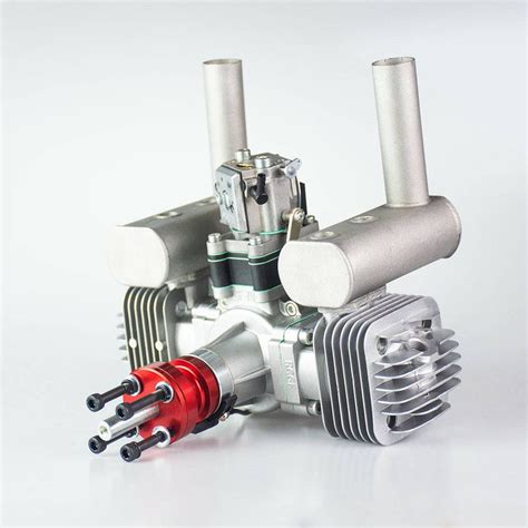 Rcgf 70cc Fixed Wing Twin Gasoline Engine 74hp 8600rpm Air Cooled