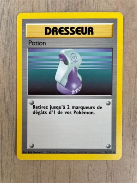 CARTE POKÉMON POTION 94 102 Set de Base Wizards FR EUR 1 00 PicClick FR