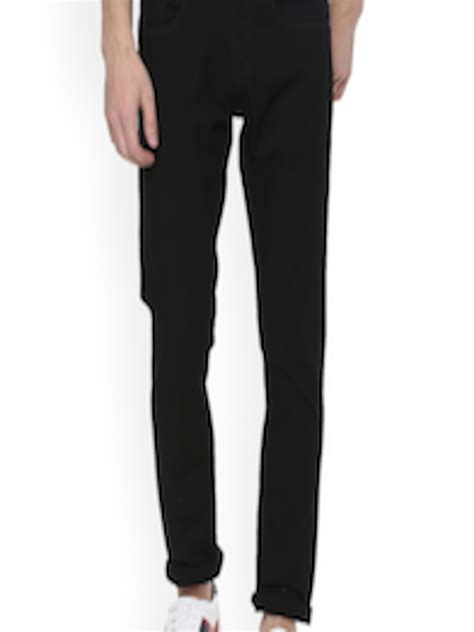 Buy Allen Solly Men Black Slim Fit Mid Rise Clean Look Jeans Jeans