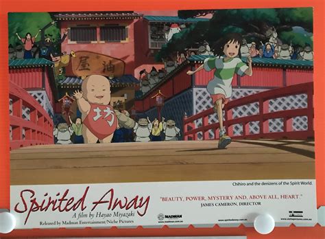 Original Lobby Card Spirited Away 2001 Anime Chihiro And The