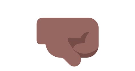 Right Facing Fist Medium Dark Free Vector Icon Iconbolt