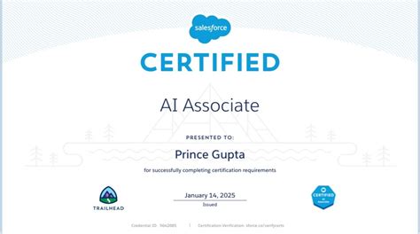 Salesforce Ai Certification Careergrowth Innovation Prince Gupta