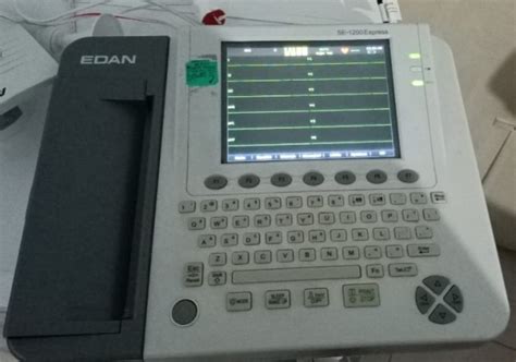 Secondhand Edan SE 1200 Express 12 Channel ECG Device Medbidding