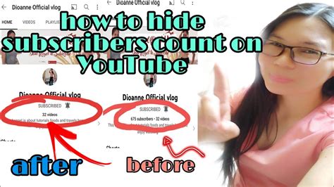How To Hide Subscribers Count On Youtube Youtube