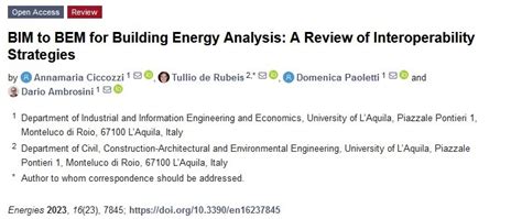 Unlocking The Potential Of Building Information Modeling Bim And Building Energy Modeling Bem