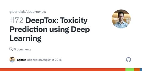 deeptox toxicity prediction using deep learning · issue 72