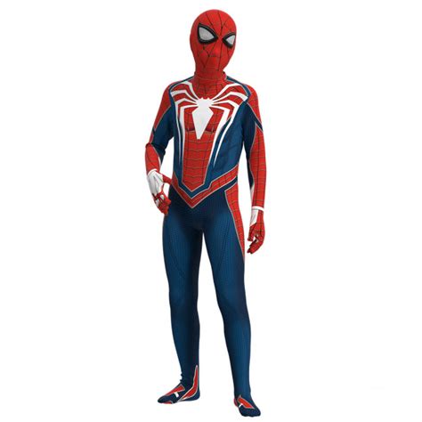 Spider Man Ps4 Costume Cosplay Lycra Costume Party World