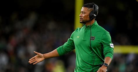 Live Updates Notre Dame Coach Marcus Freeman Pre Tennessee State Press