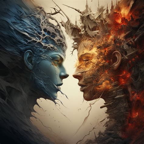 The Battle Between Good And Evil By Icedragon4u On Deviantart