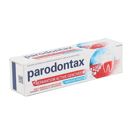 Parodontax dentifrice réparation active gencives Saignements Douleurs