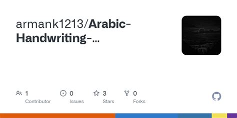 Github Armank1213 Arabic Handwriting Classification