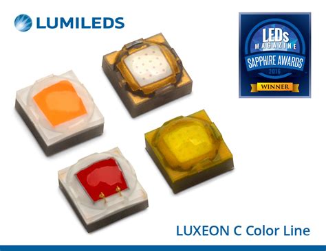 Lumileds Wins Sapphire Award For Luxeon C Color Line Ledinside