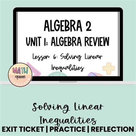 Solving Graphing Linear Inequalities Guided Notes Algebra Ready To Print