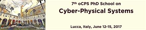 7th ocps phd school on cyber physical systems