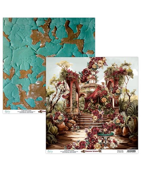 12 X 12 Paper Set Bohemian Wedding