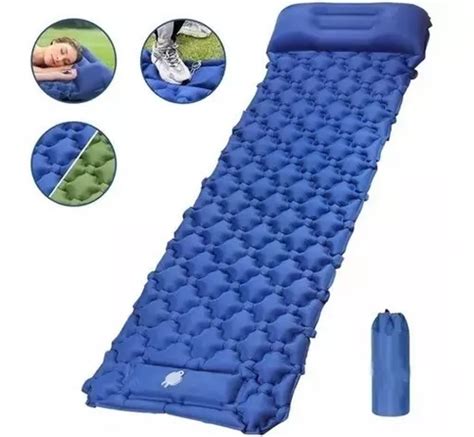 Colchoneta Inflable Plegable Para Camping Trekking Outdoor Cuotas sin interés