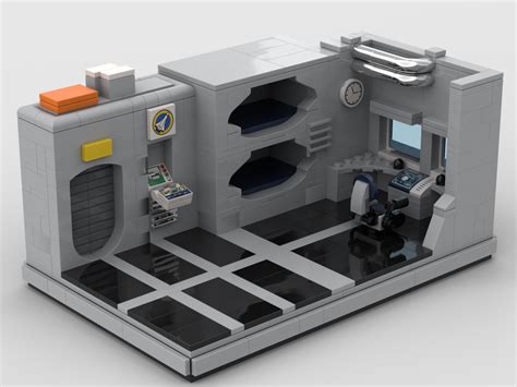 Lego Moc Space Dormitory By Paulojorgeramos Rebrickable Build With Lego