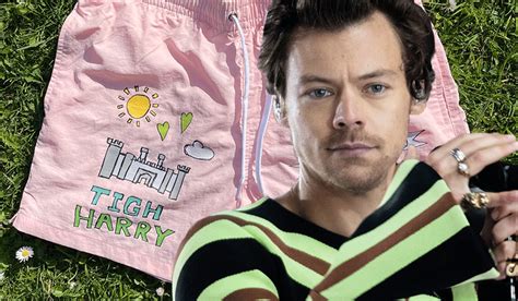 Harry Styles Ted Personalised Swim Shorts Ahead Of Slane Castle Gig