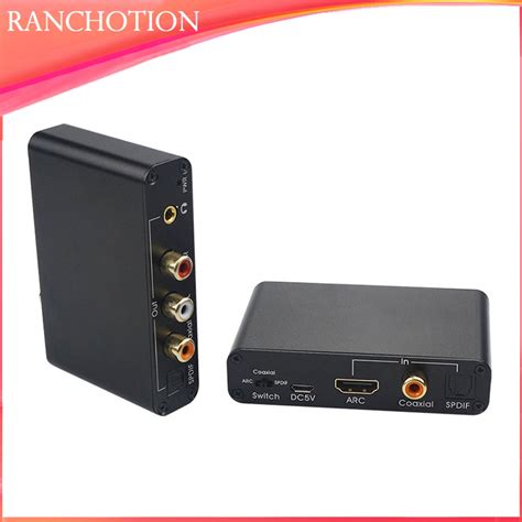 audio converter component signals transmission connector arc adapter
