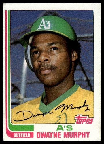 1982 Topps Dwayne Murphy Oakland Athletics 29 Ebay