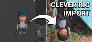 Use Link And Library Overrides To Import Character Rigs Into Blender 3