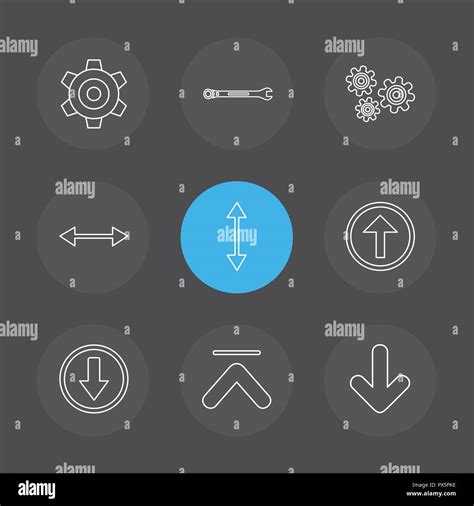 Gear Setting Wrench Arrows Directions Left Right Pointer