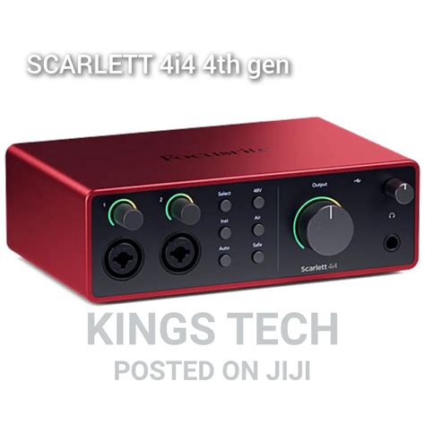 Scarlett 4i4 4th Generation In Ikeja Audio And Music Equipment Kings Technologies Jiji Ng