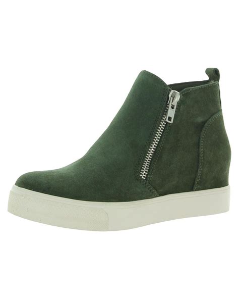 Steve Madden Wedgie Double Zipper Booties Wedge Boots In Gray Lyst