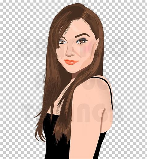 Sasha Grey Drawing Actor Cheek Black Hair Png Black Hair Hair Png