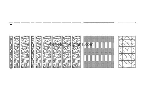 Wooden Partition Wall Cad Block At Amy Macartney Blog
