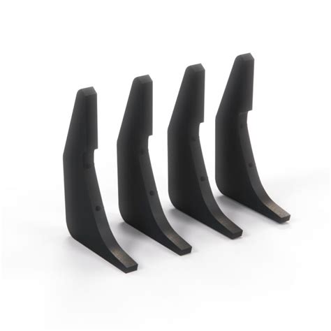 Ford Fiesta St150 Diffuser Fins Set Of 4 Black