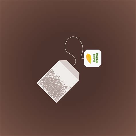 Vector Tea Bag Illustration 13415391 Vector Art At Vecteezy