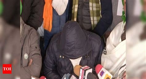 Man Handed Over To Haryana Police By Farmer Leaders Being Quizzed