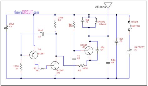Simple Ir Transmitter Circuit Diagram Circuit Diagram