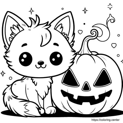 Halloween Pumpkin Coloring Page Free Printable