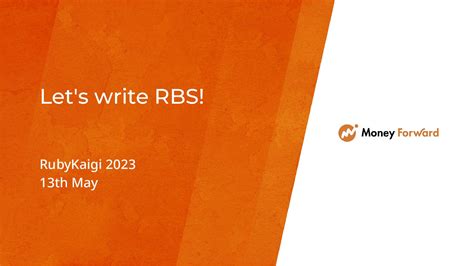 Lets Write Rbs Speaker Deck