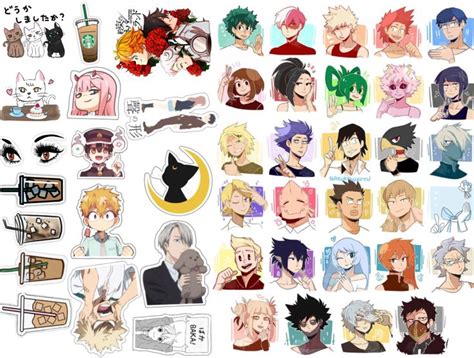 Anime Stickers En 2021 Pegatinas Bonitas Pegatinas Kawaii