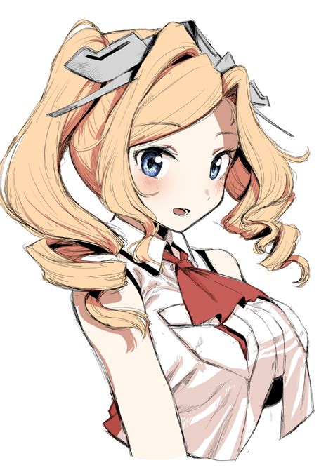 Safebooru 1girl Ascot Blonde Hair Blue Eyes Breasts Drill Hair