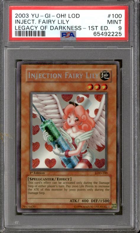 Yu Gi Oh Legacy Of Darkness 1st Edition Injection Fairy Lily Lod 100