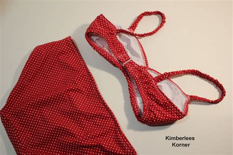 Red Polka Dot Bathing Suit Kimberlees Korner