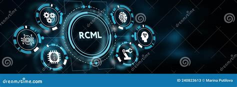 Robot Control Meta Language Technology Concept Rcml Stock Illustration