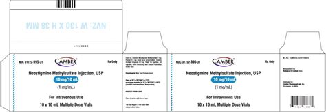 Neostigmine Methylsulfate Injection Fda Prescribing Information Side