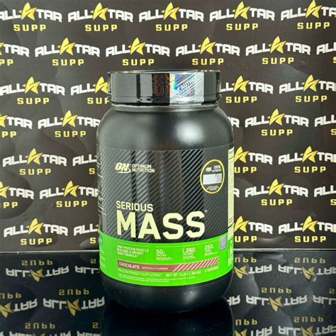 Jual Serious Mass On 3 Lbs Optimum Nutrition 3lbs 3lb 6 12 Lb Pro