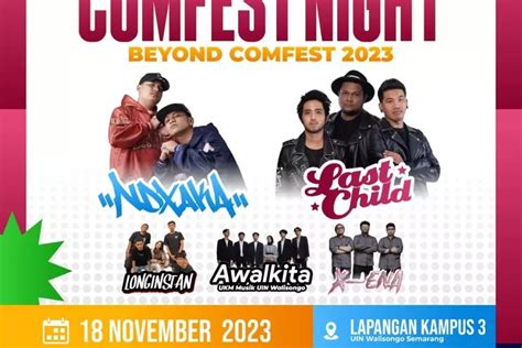 NDX AKA Akan Manggung Di Acara Comfest Night 2023 Di Kampus 3 UIN