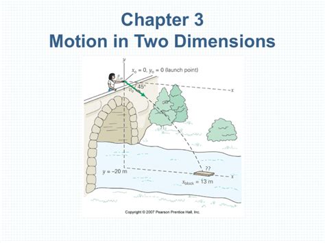 Chapter 3 Motion In Two Dimensions