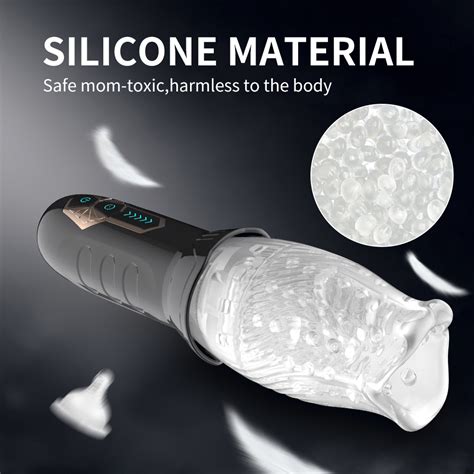 Automatic Male Masturbator Sex Toys With 5 Thrusting And Rotating And 10