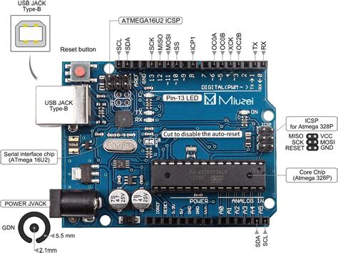 Miuzei Starter Kit Compatible With Arduino Projects Circuit Breadborad