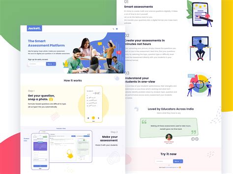 Smart Assessment Platform Web Ui Design On Behance