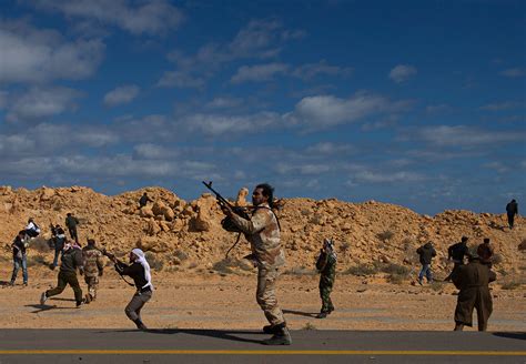 Rebel Advance In Libya Set Back By Heavy Assault The New York Times