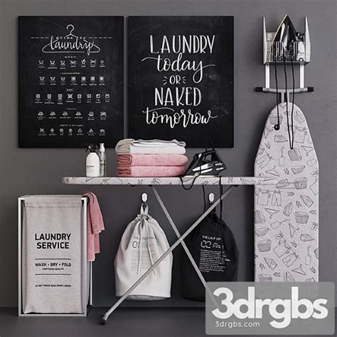 Download Ironing Board Set Model 3drgbs
